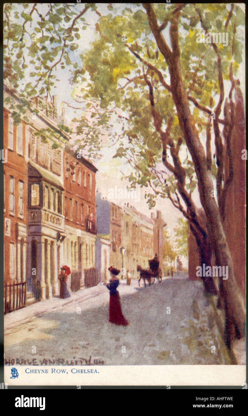 Cheyne Row Chelsea Stock Photo - Alamy