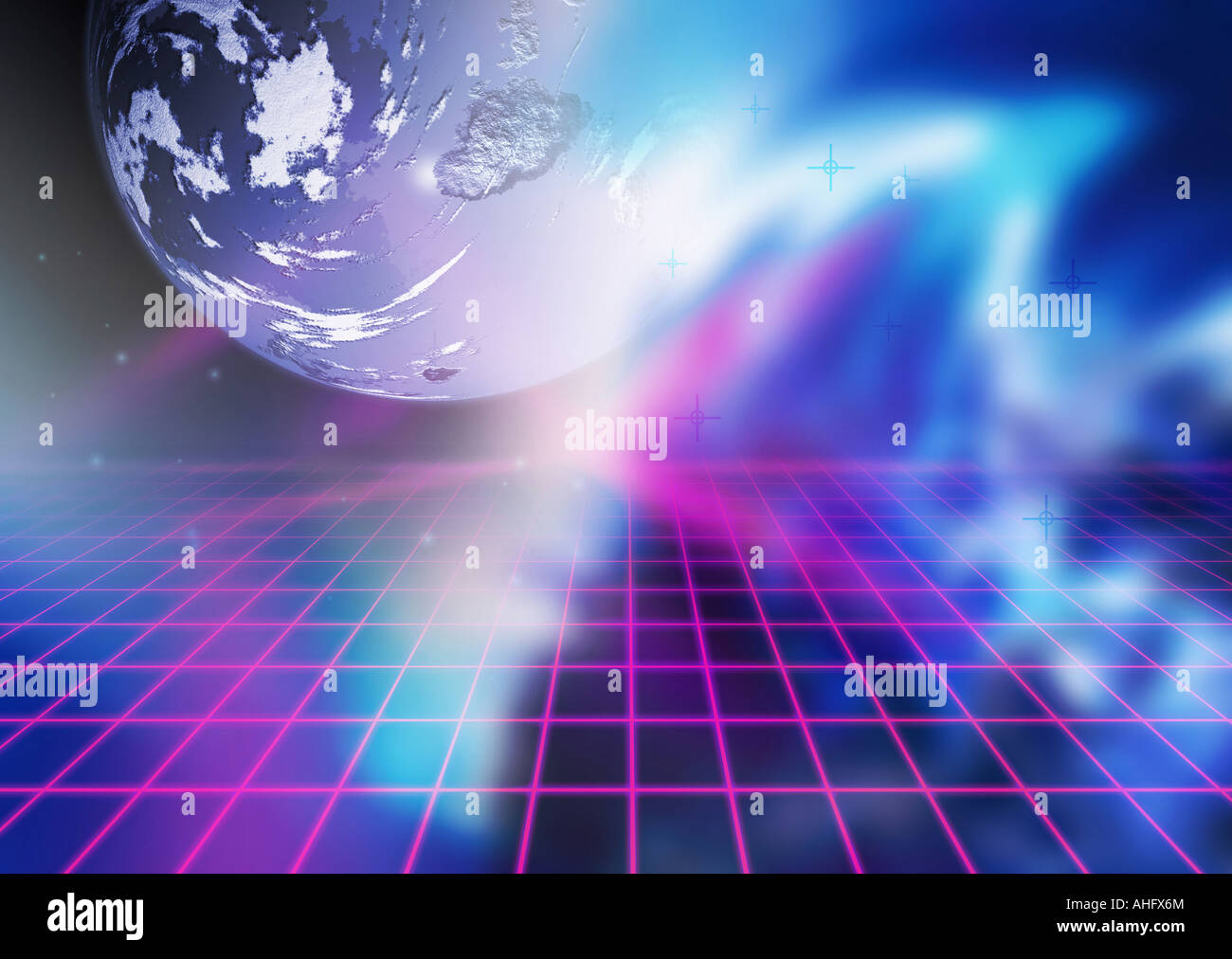Poster globe background Stock Photo - Alamy