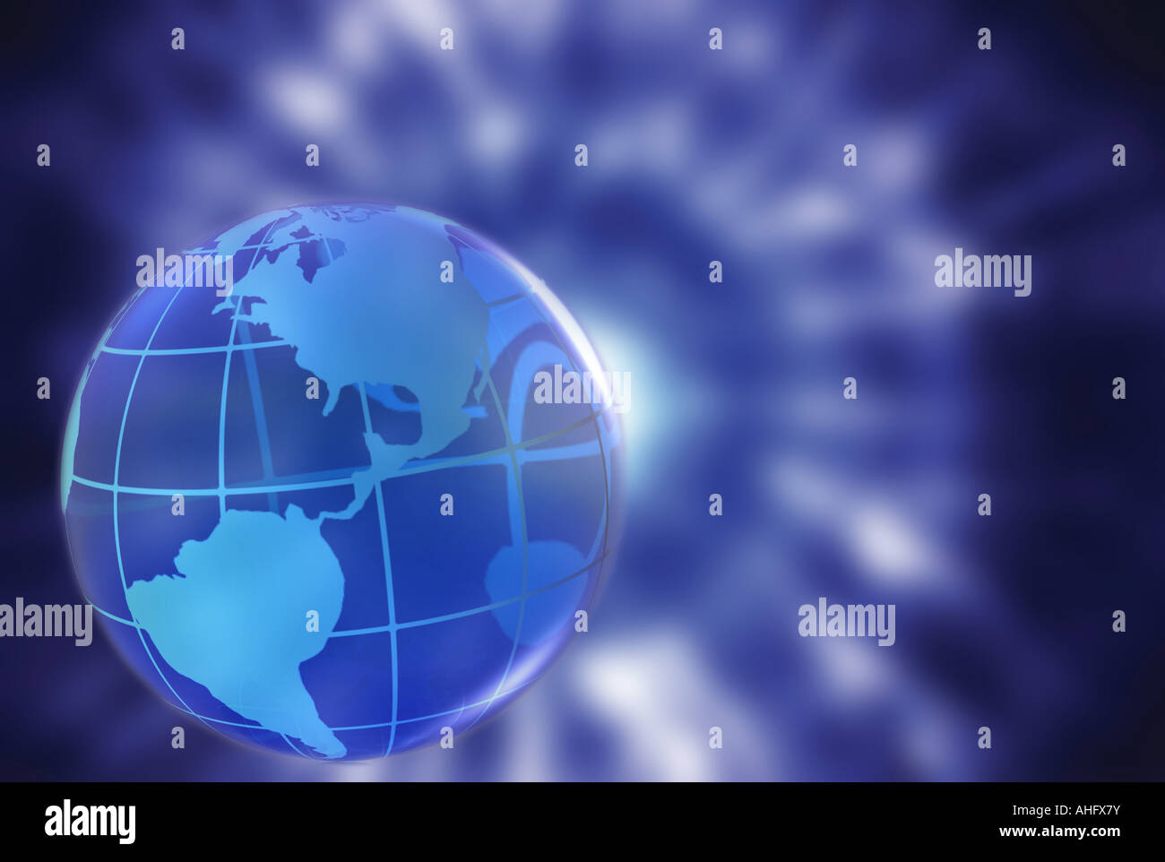 Poster globe background Stock Photo - Alamy