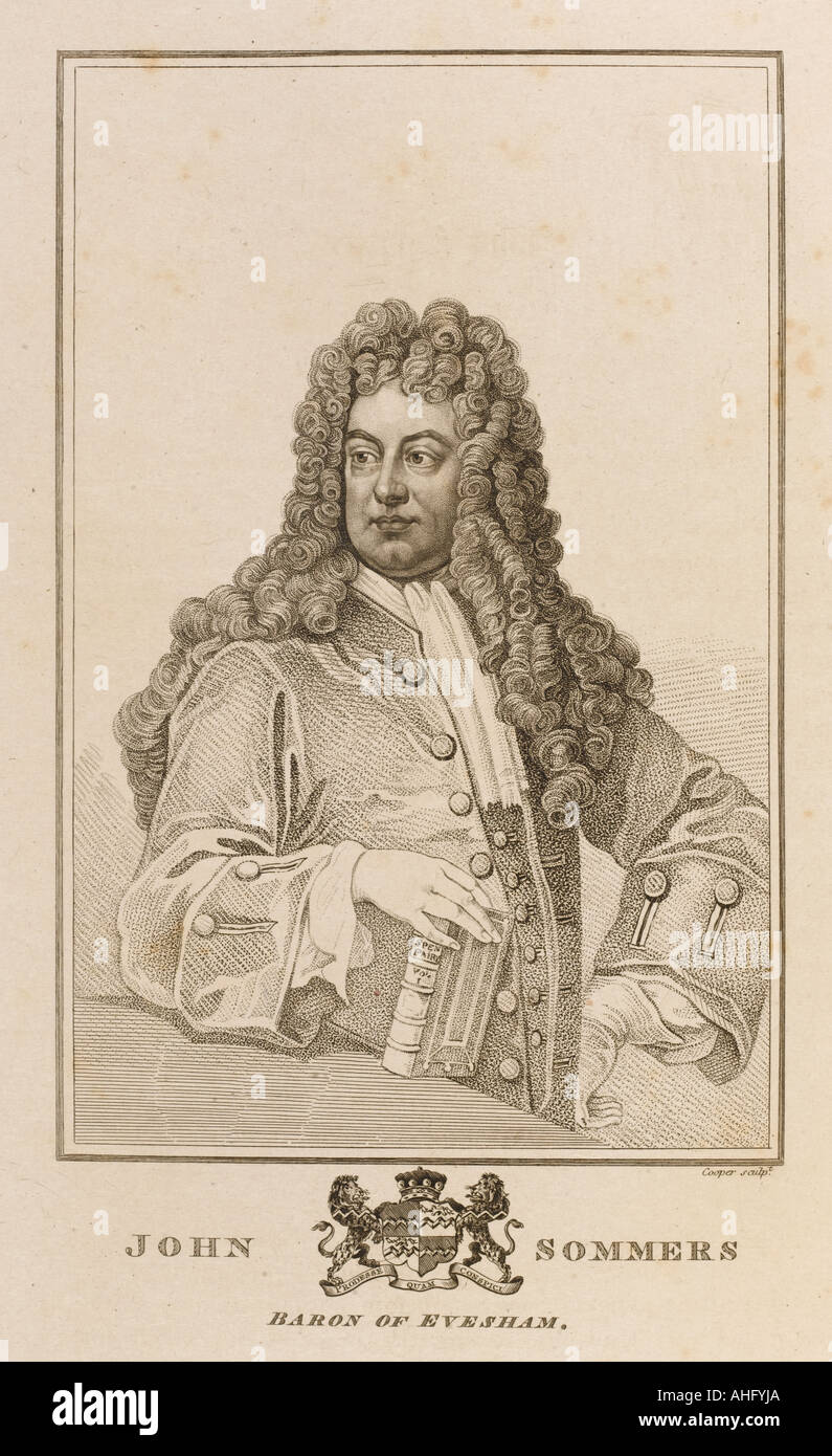 John Somers Baron Stock Photo - Alamy
