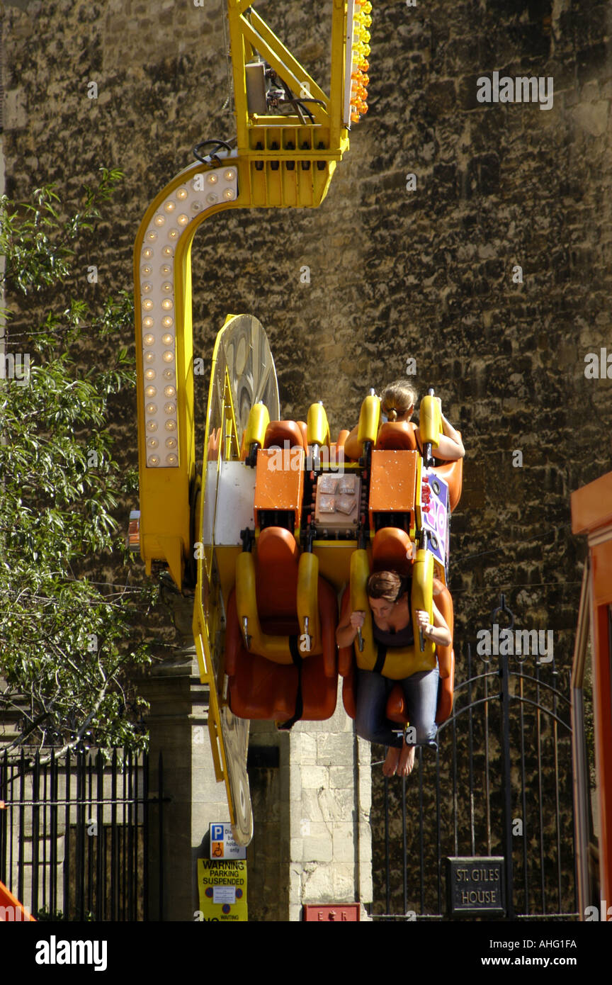 Fair Ground Ride at a street fair in St Giles, Oxford Stock Photo - Alamy