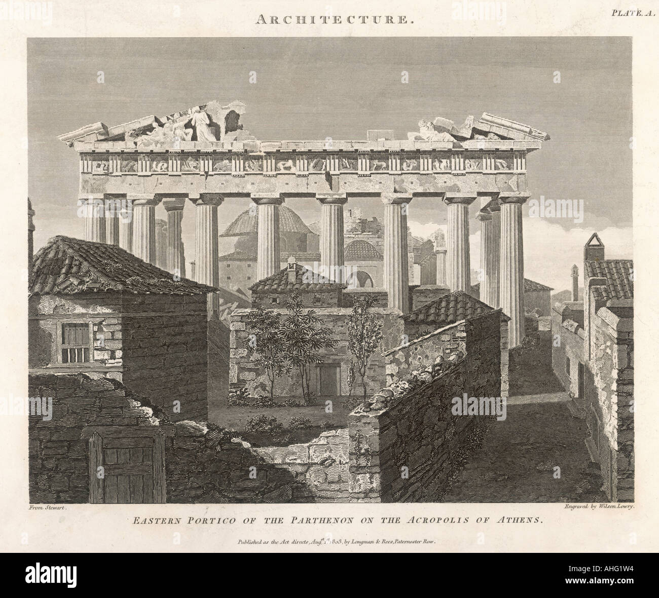 Part Of Parthenon Stock Photo - Alamy