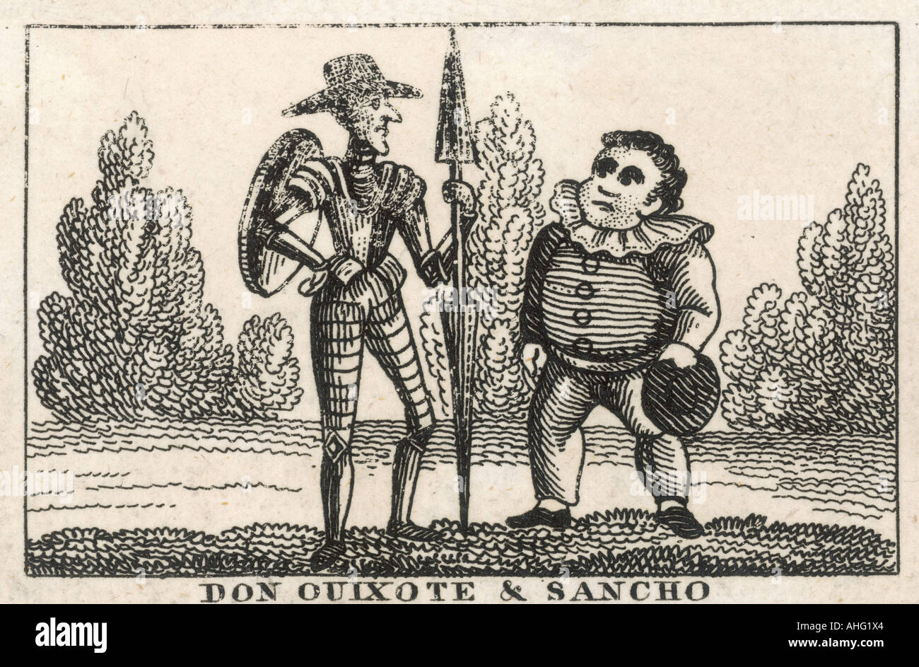 Don Quixote Sancho Stock Photo - Alamy
