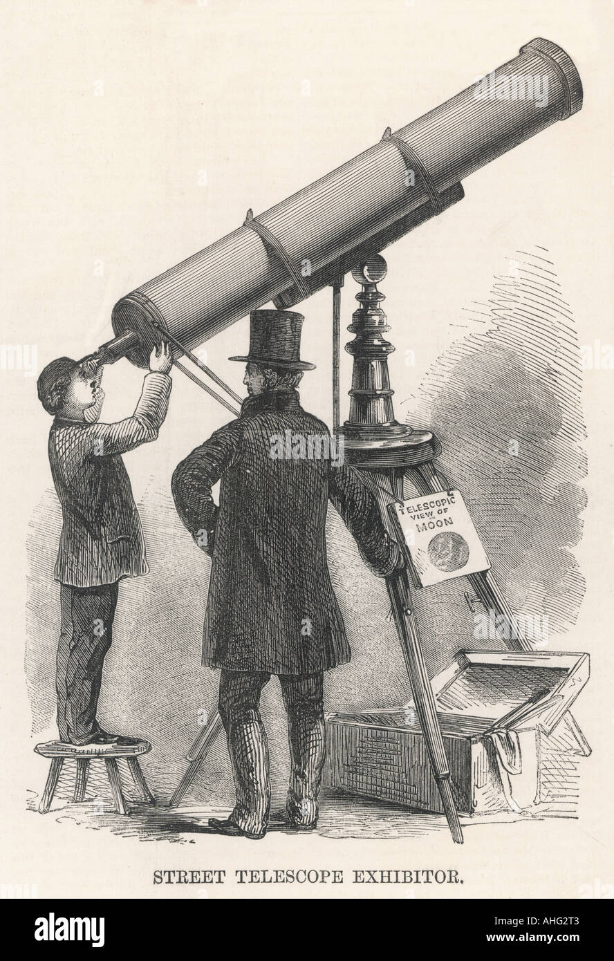 Exhibit of historical telescope hi-res stock photography and images - Alamy