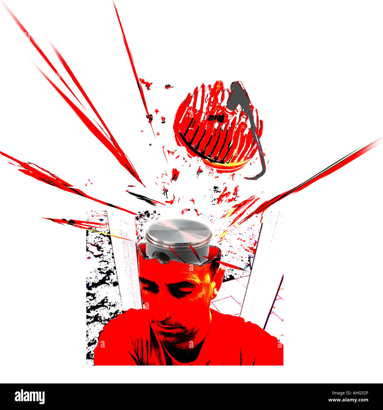 Shrapnel explosion hi-res stock photography and images - Alamy