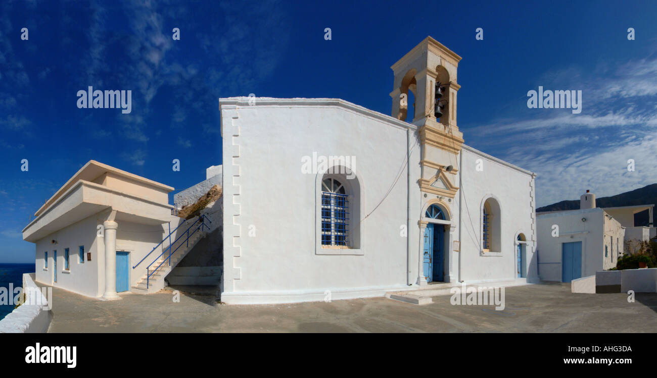 Monastery South Coast Elafonisos Crete Kriti Greece Europe Stock Photo ...