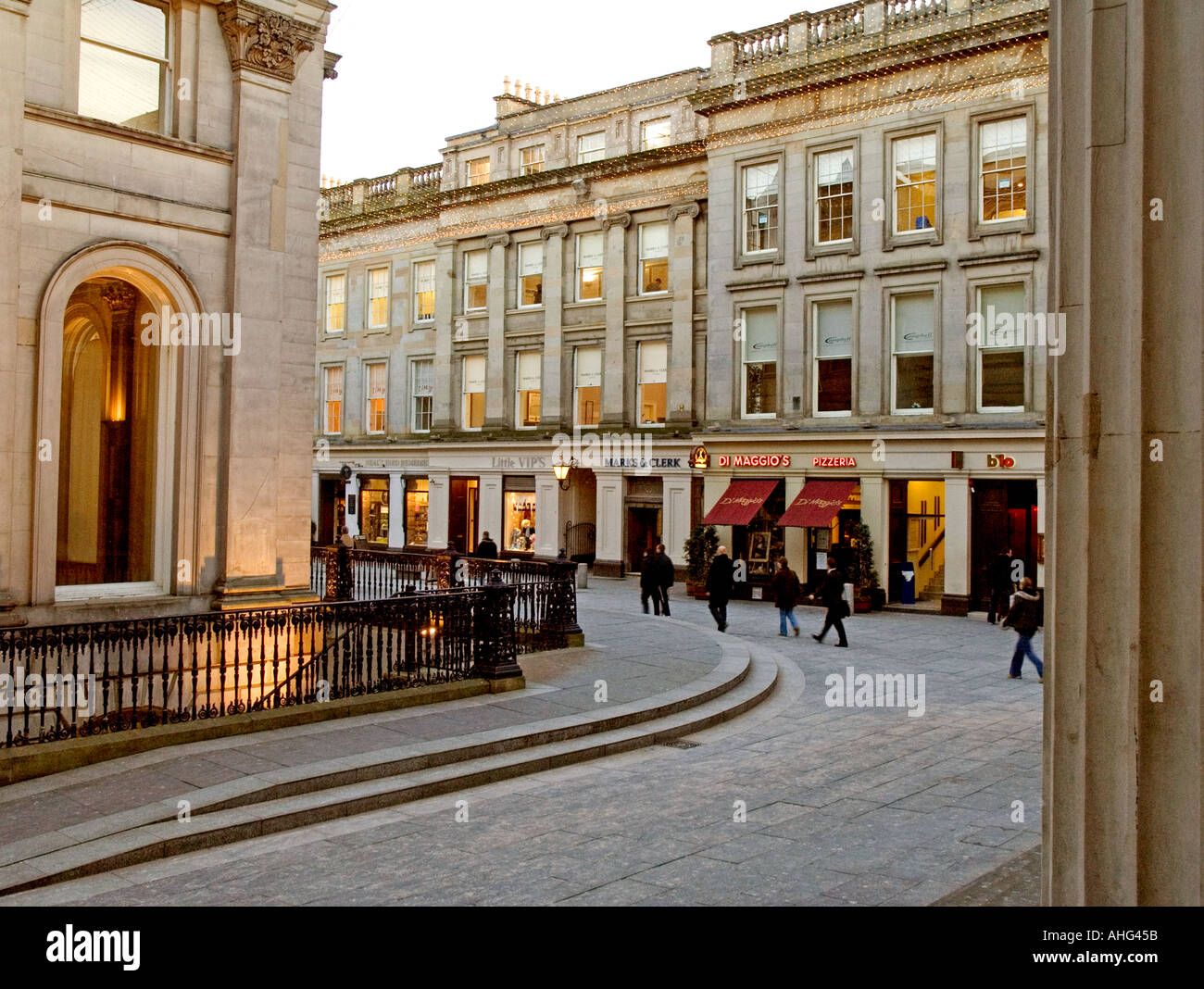 ROYAL EXCHANGE SQUARE GLASGOW Stock Photo - Alamy