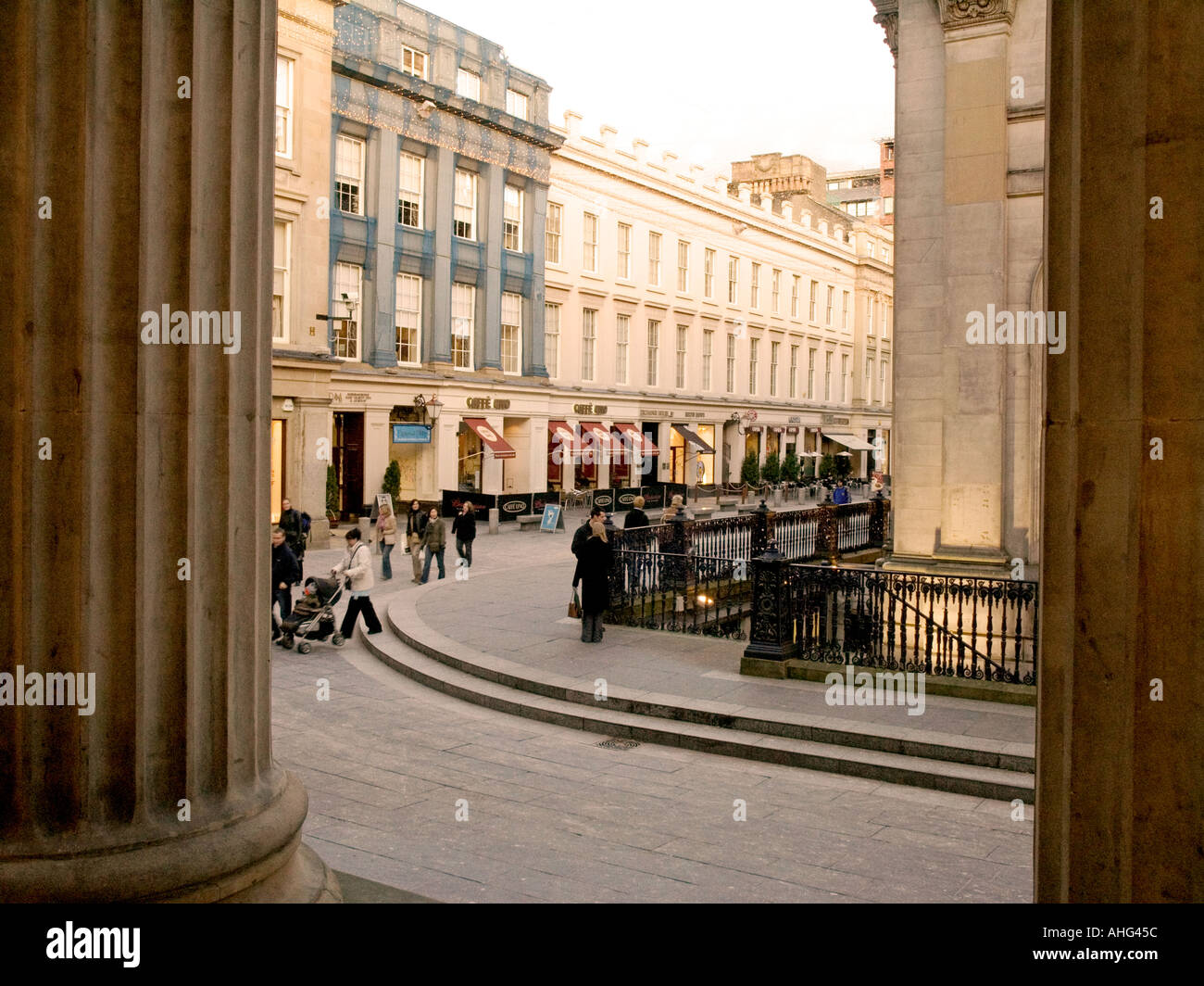 ROYAL EXCHANGE SQUARE GLASGOW Stock Photo - Alamy