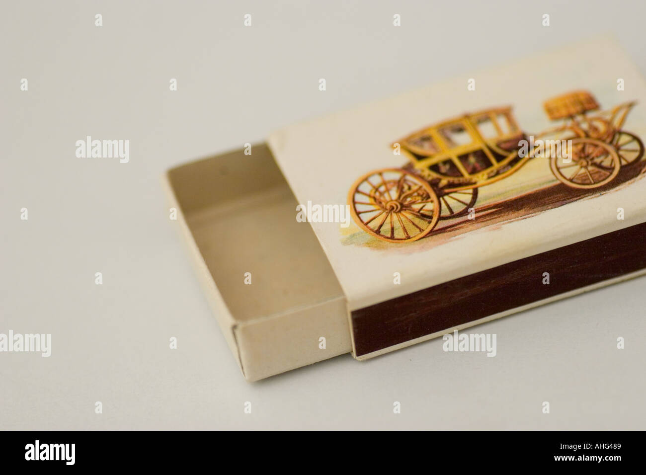 Empty box of matches Stock Photo - Alamy