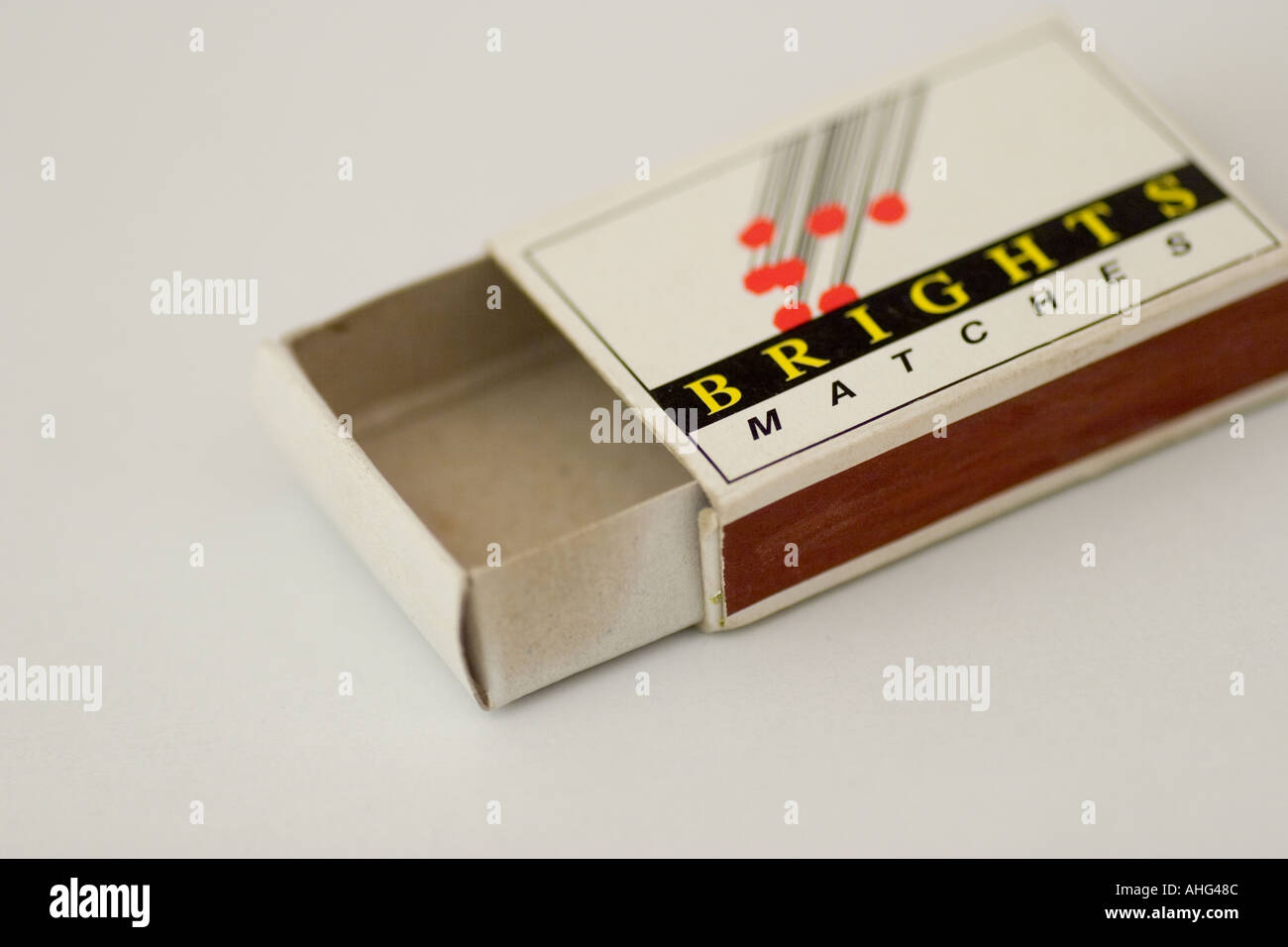 Empty box of safety matches Stock Photo - Alamy