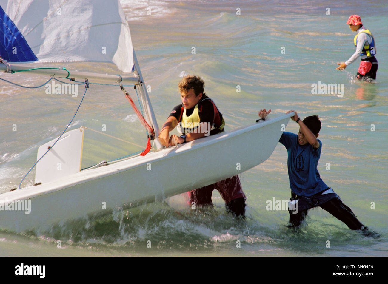 Sailing In Greece Stock Photo - Alamy
