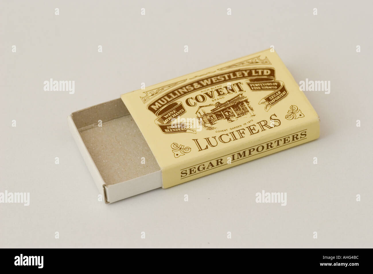 Empty box of safety matches Stock Photo - Alamy