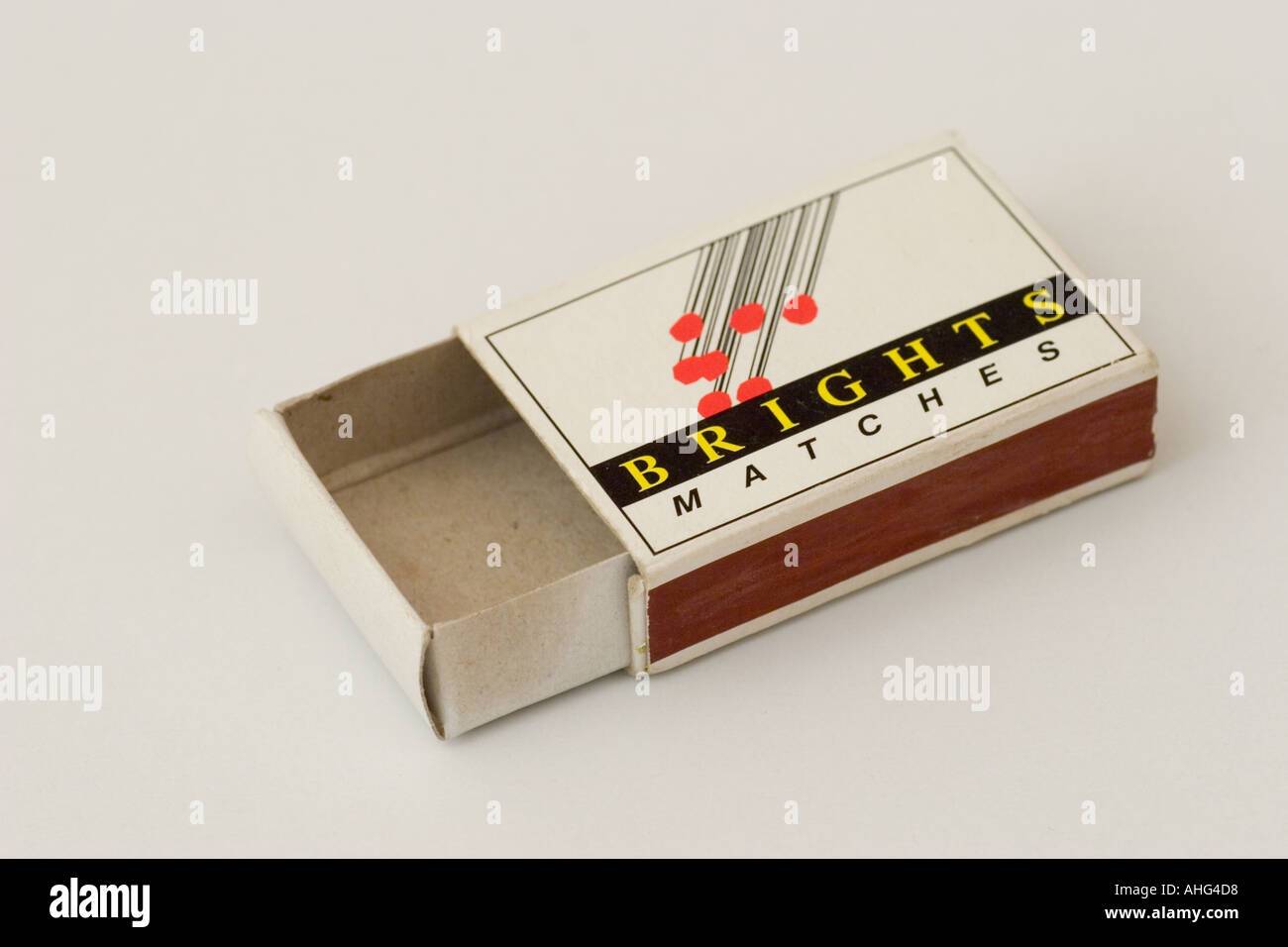 Empty box of safety matches Stock Photo - Alamy