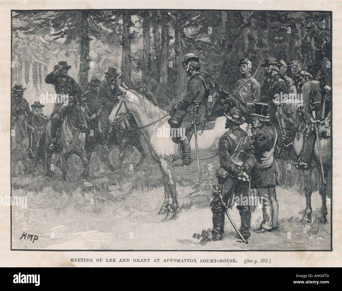 Lee surrender to grant hi-res stock photography and images - Alamy