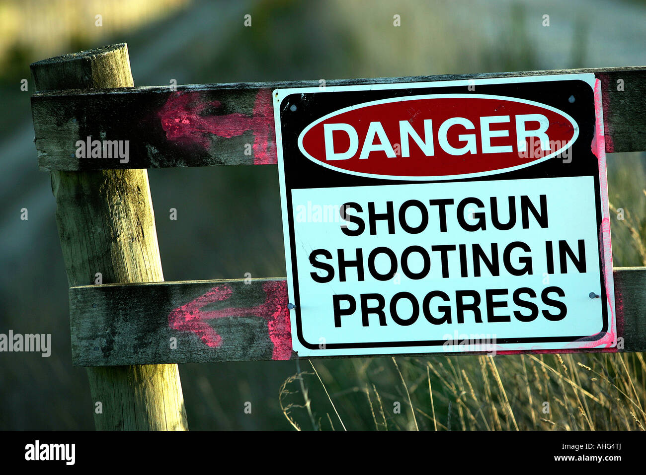 Warning shooting in progress hi-res stock photography and images - Alamy