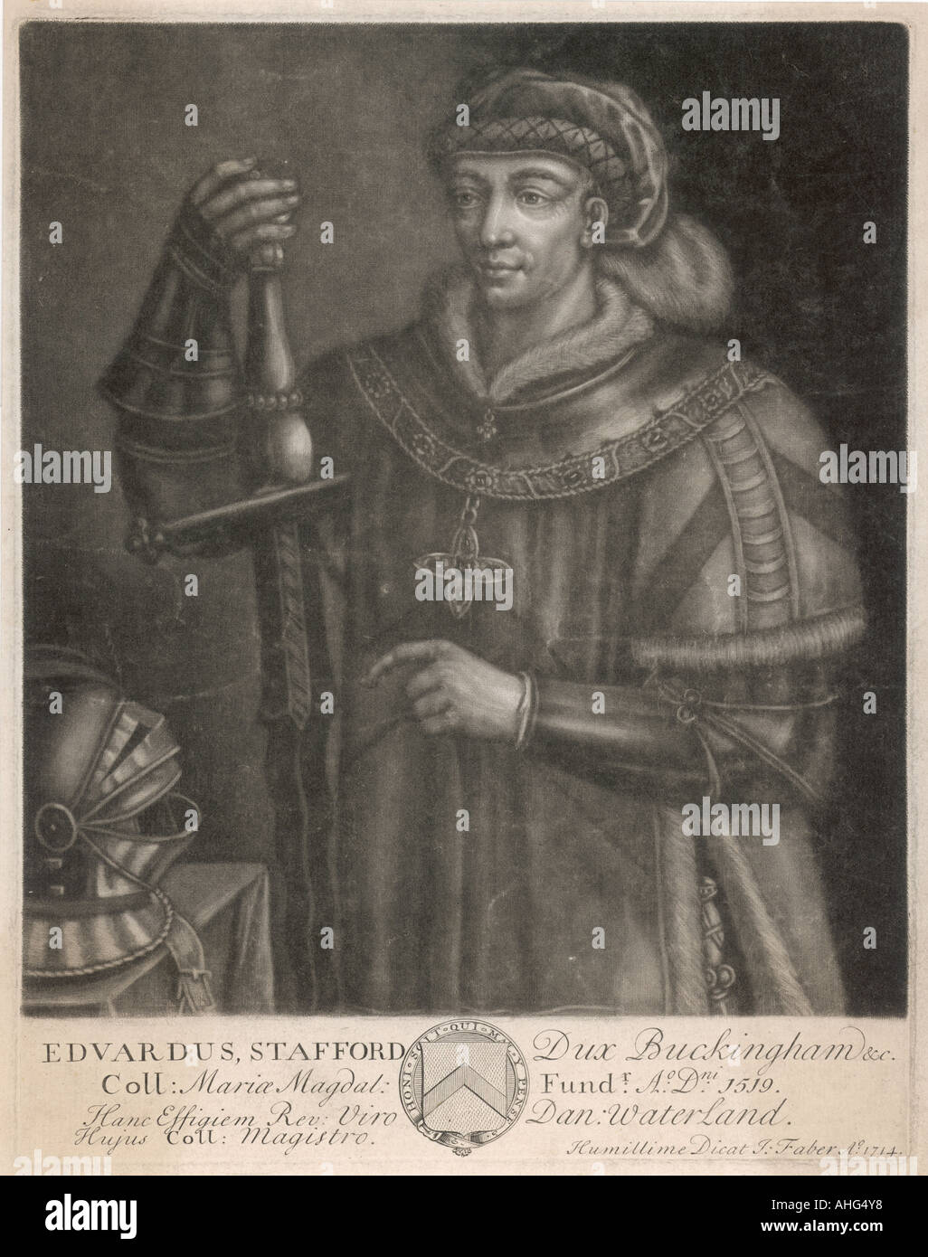 Edward Duke Buckingham Stock Photo - Alamy