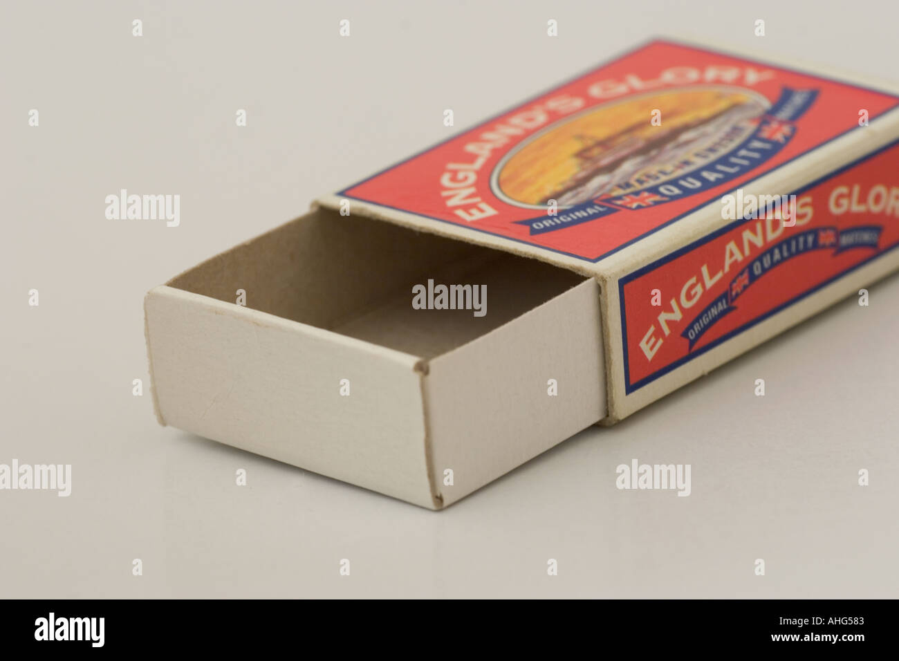 Empty box of safety matches Stock Photo - Alamy