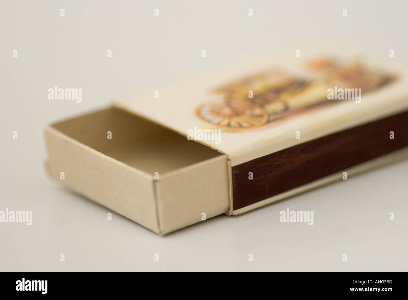 Empty box of safety matches Stock Photo - Alamy