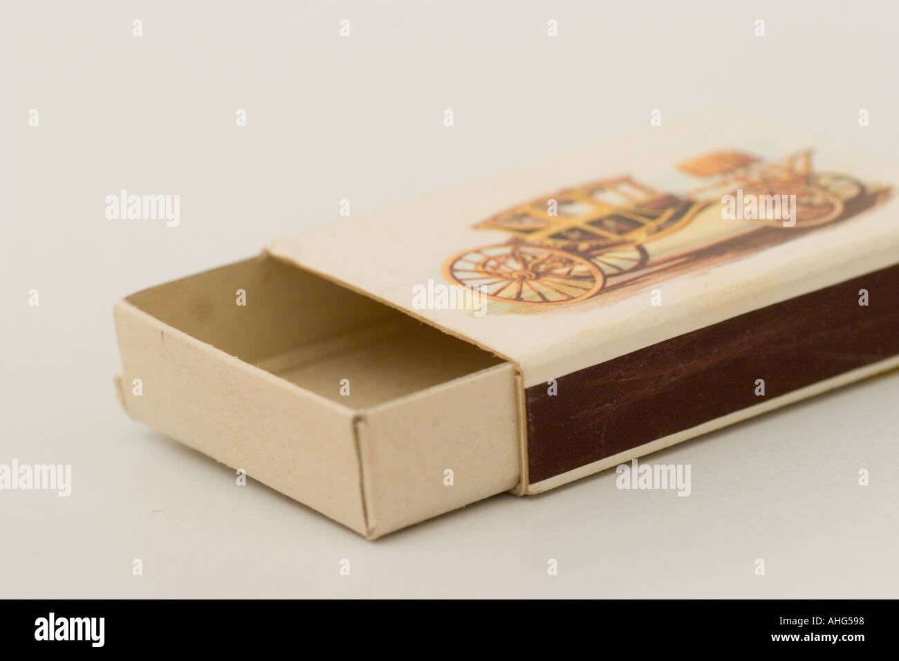 Empty box of safety matches Stock Photo - Alamy