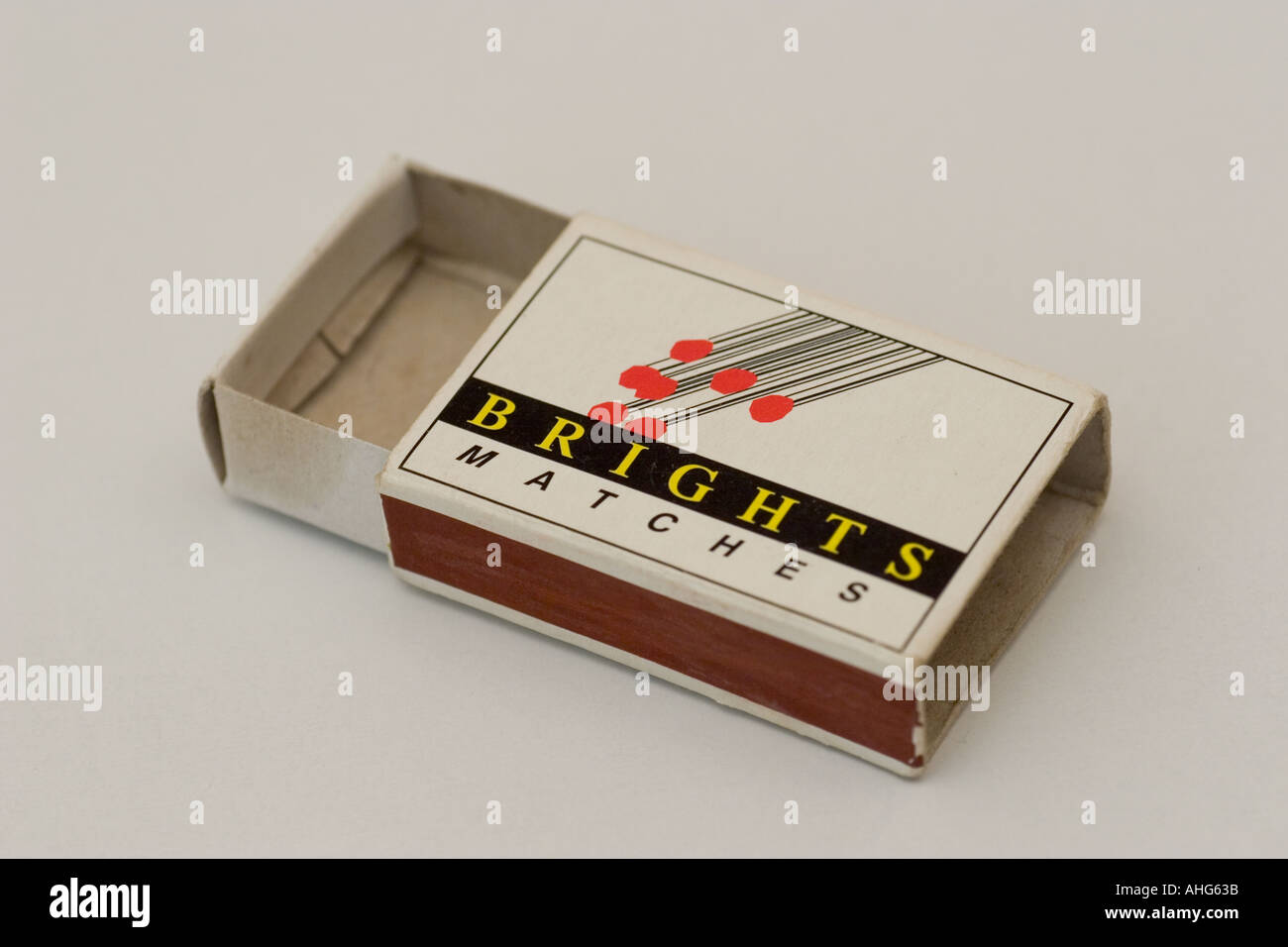 Open safety match box Stock Photo - Alamy