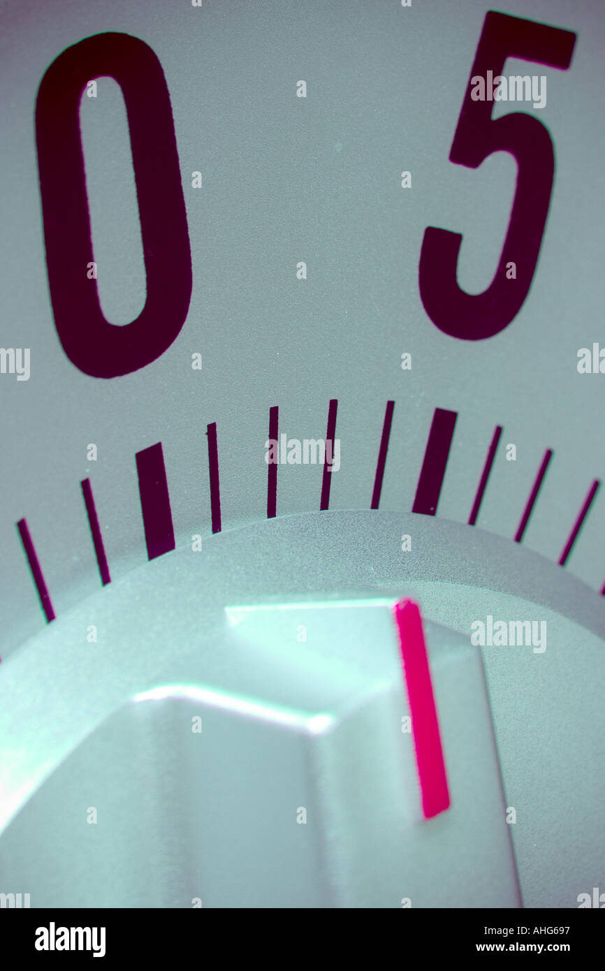 Numbers on timer Stock Photo - Alamy