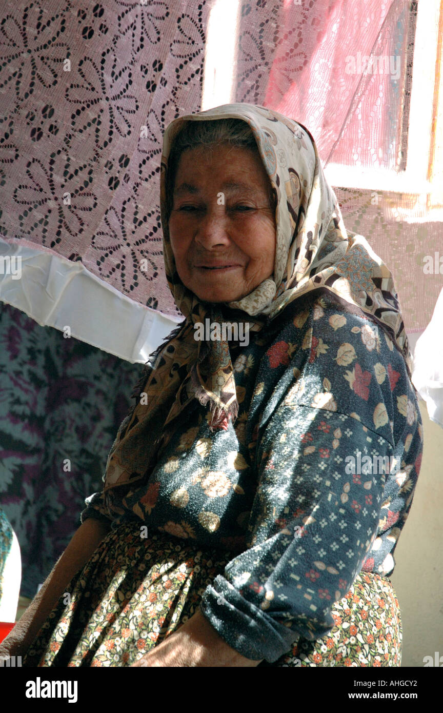 Traditional older turkish woman elderly hi-res stock photography and ...