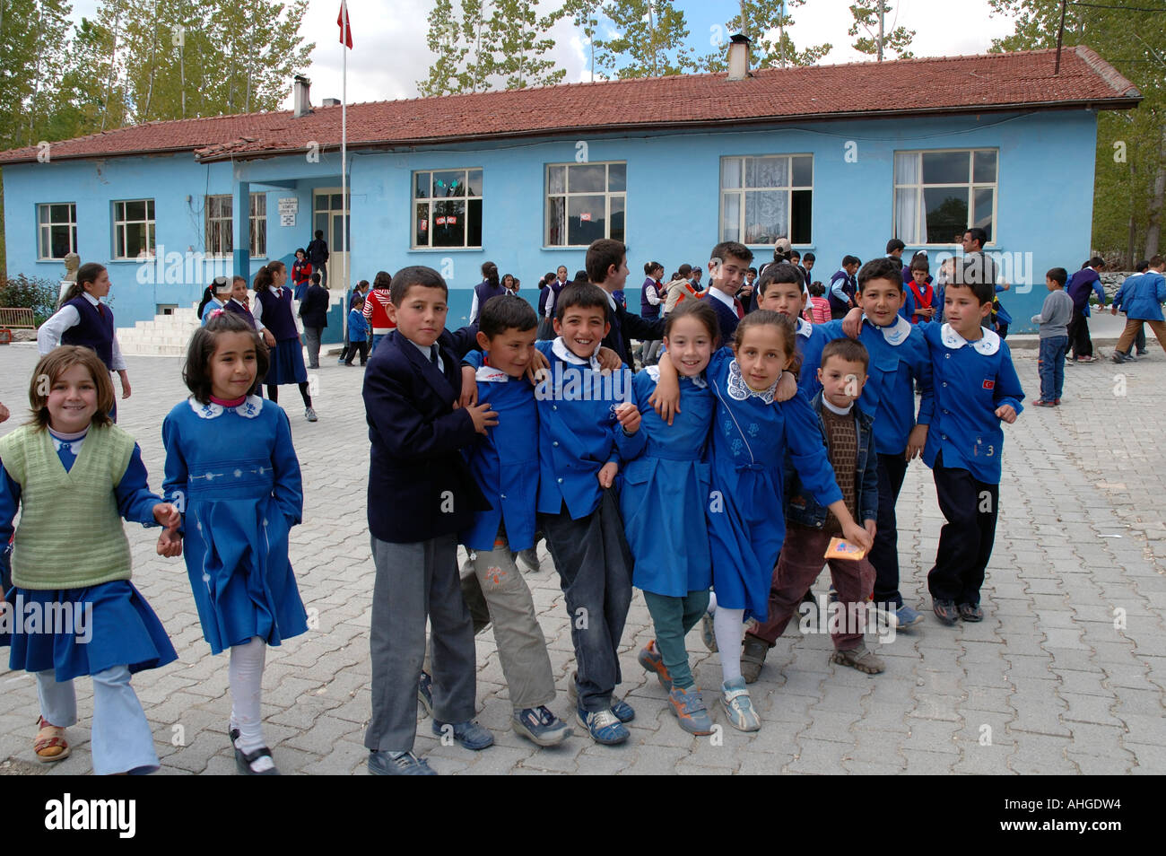 Children school uniform posed hi-res stock photography and images - Alamy