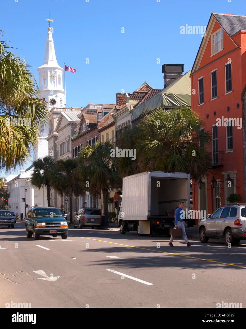 Street View of Downtown Charleston South Carolina USA Stock Photo - Alamy
