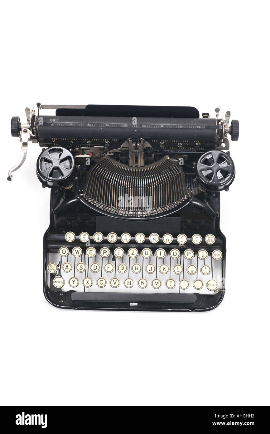 typewriter on white Stock Photo - Alamy