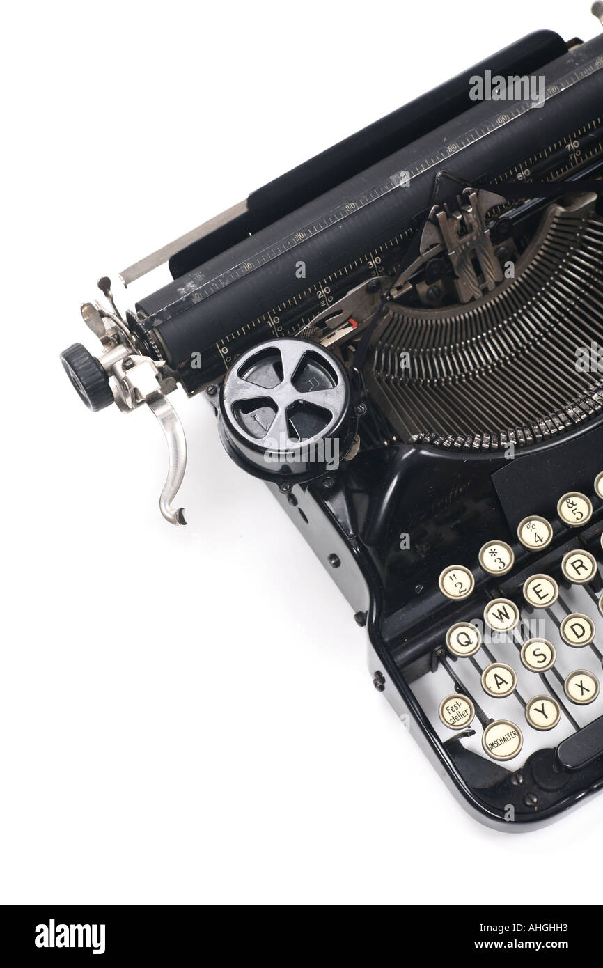 typewriter on white Stock Photo - Alamy