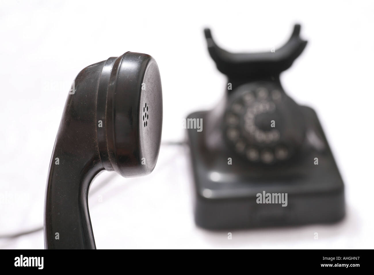old phone isolated Stock Photo - Alamy