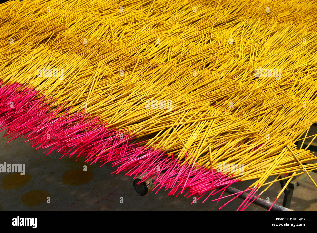 Drying of incense sticks, Can Tho, Vietnam Stock Photo - Alamy