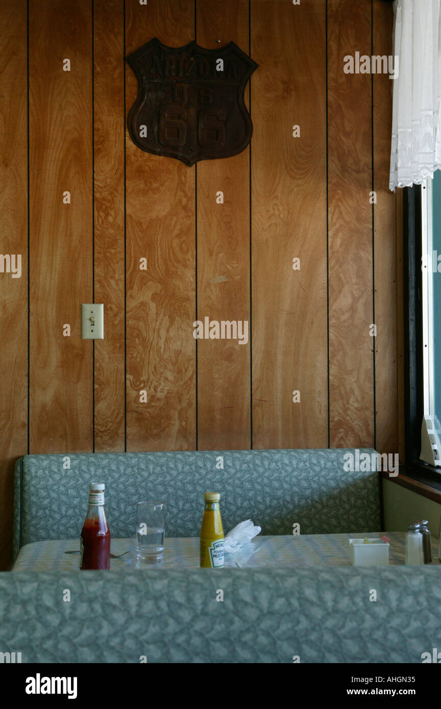 copper cart restaurant seliman arizona route 66 Stock Photo - Alamy