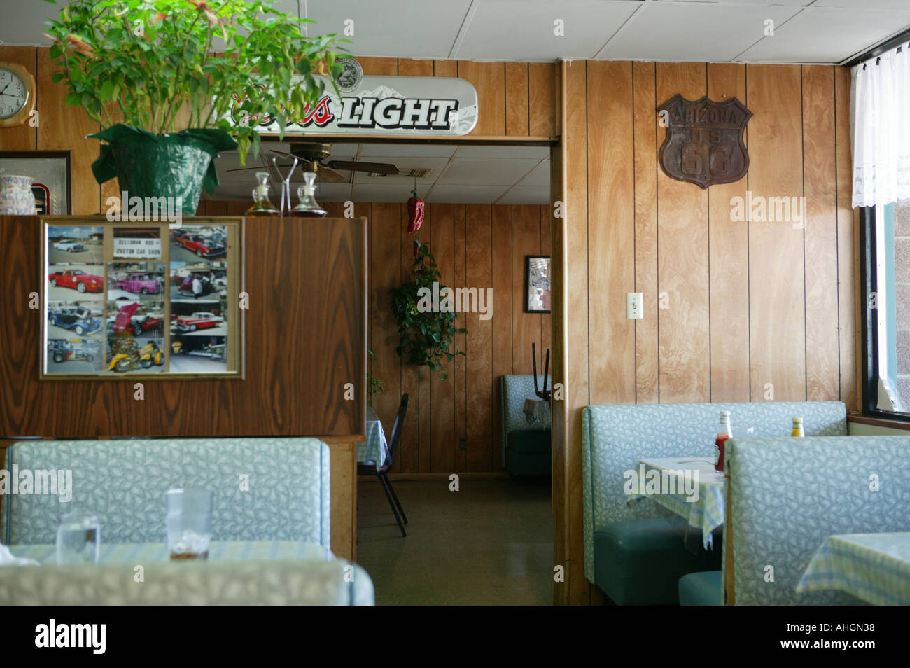 copper cart restaurant seliman arizona route 66 Stock Photo - Alamy