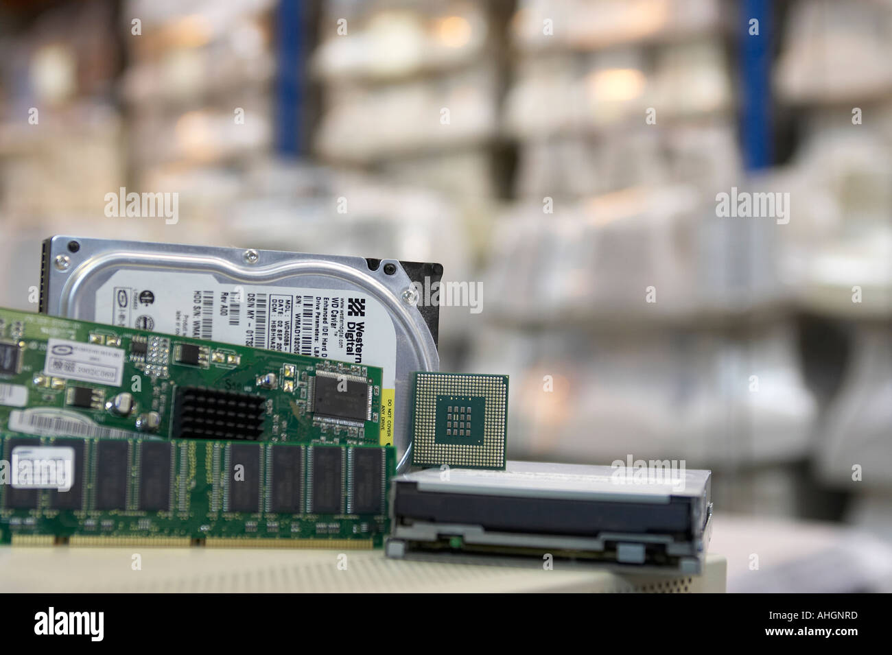 computer components hard drive memory processor video card floppy drive ...