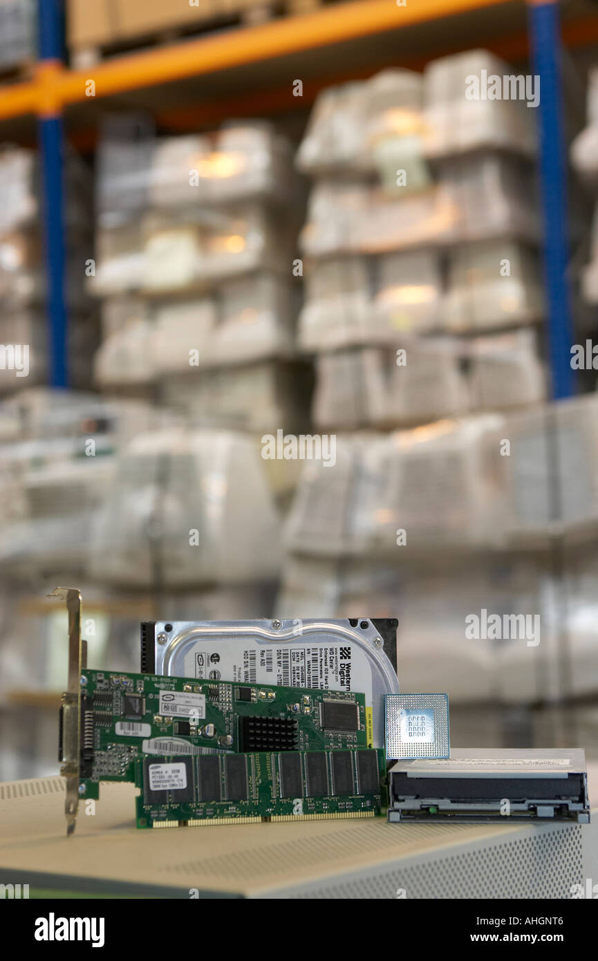 computer components hard drive memory processor video card floppy drive ...