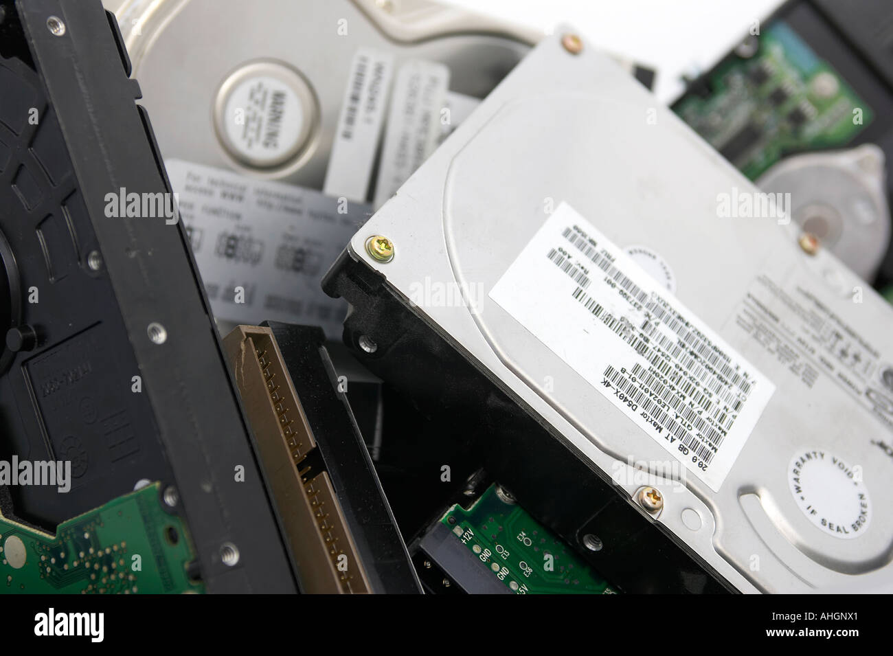 Stack old hard disk drive hi-res stock photography and images - Alamy