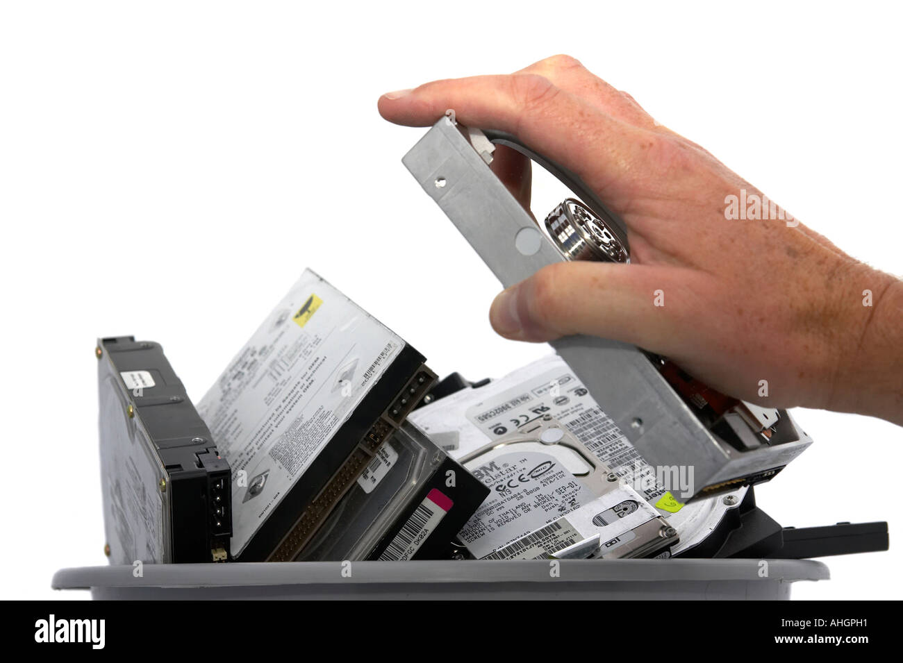 Hard drives thrown away hi-res stock photography and images - Alamy