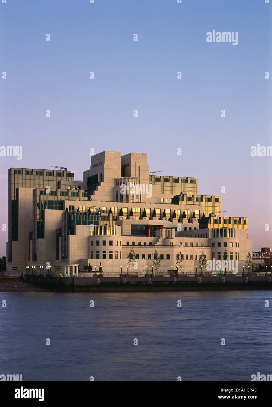 Vauxhall Cross, MI6 Building, London. Exterior. Architect: Terry ...