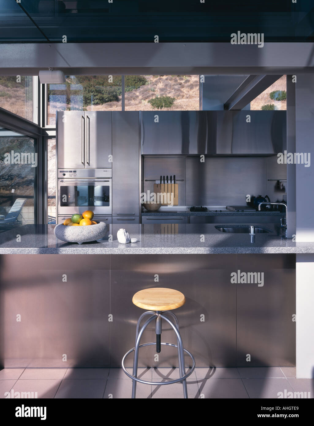 Bulthaup kitchen breakfast bar stools hi-res stock photography and ...