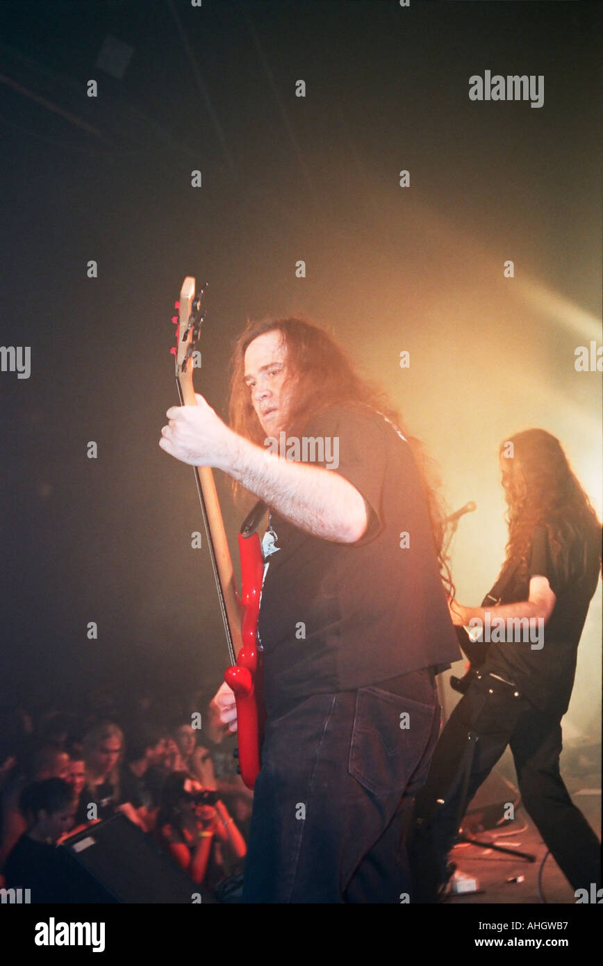 Israel, Tel Aviv, band during a Heavy Metal rock performance Stock ...