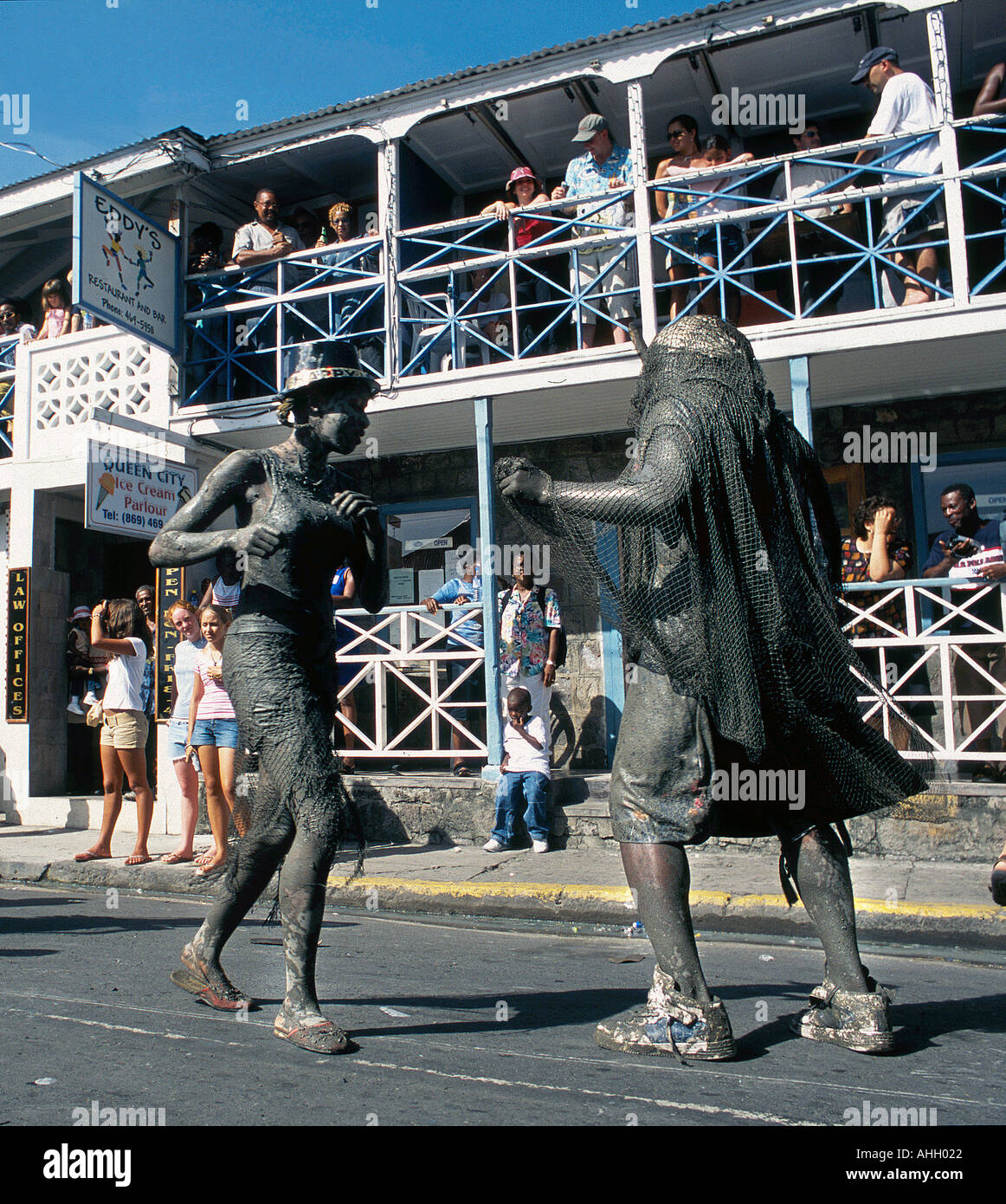 Mud Dancers at Culturama Carnival in Nevis Caribbean, a great festival ...