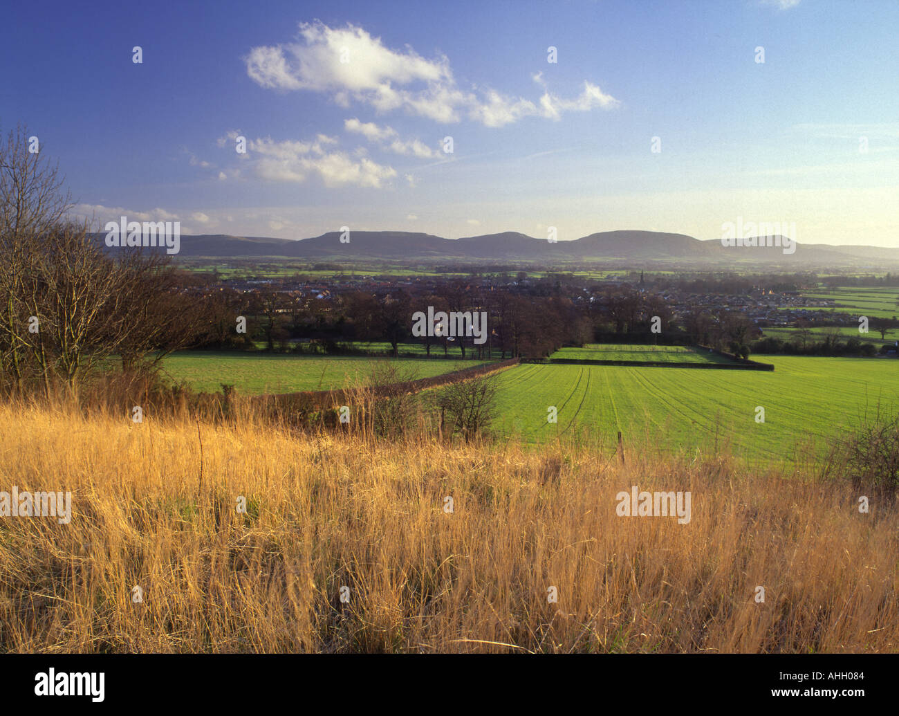 The Cleveland Hills from the Langbaurgh ridge north of Great Ayton ...