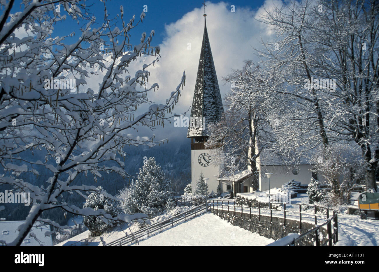 Wengen church switzerland hi-res stock photography and images - Alamy