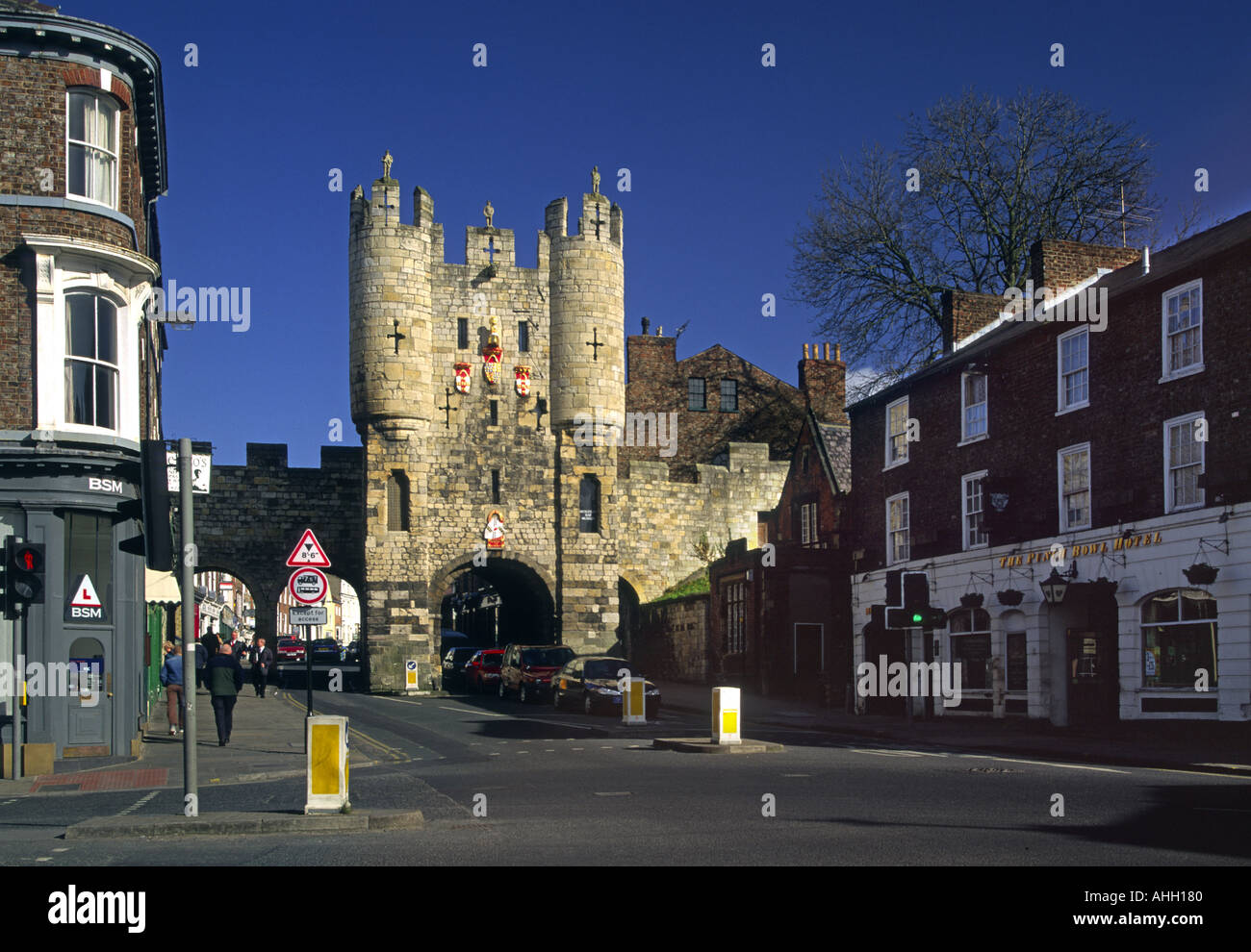 Micklegate Bar York City Walls York England Stock Photo - Alamy