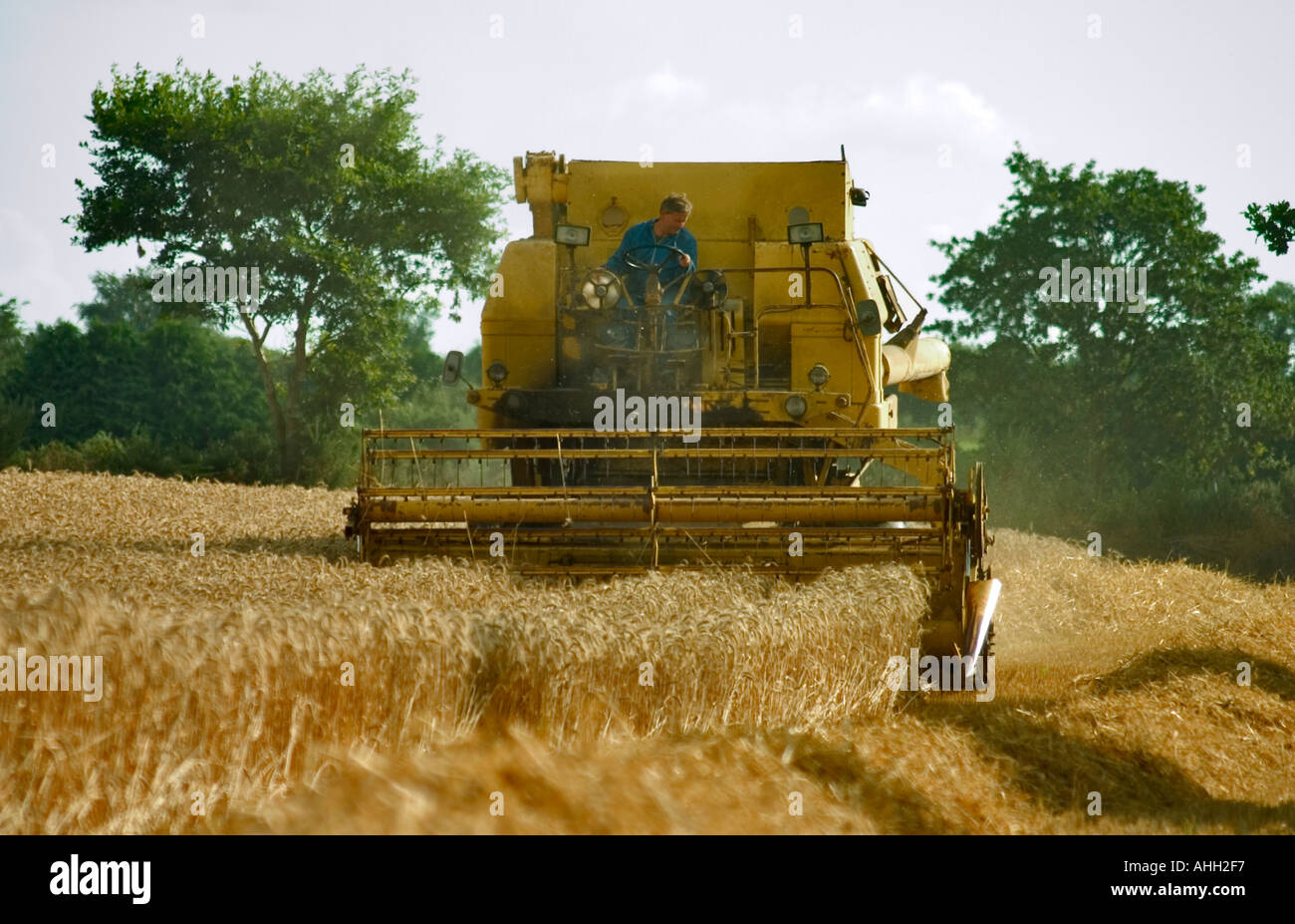 front view of Harvester Stock Photo - Alamy