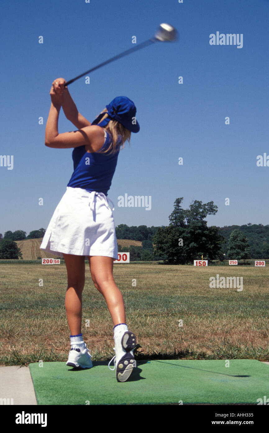 Golf Driving Range Stock Photo - Alamy