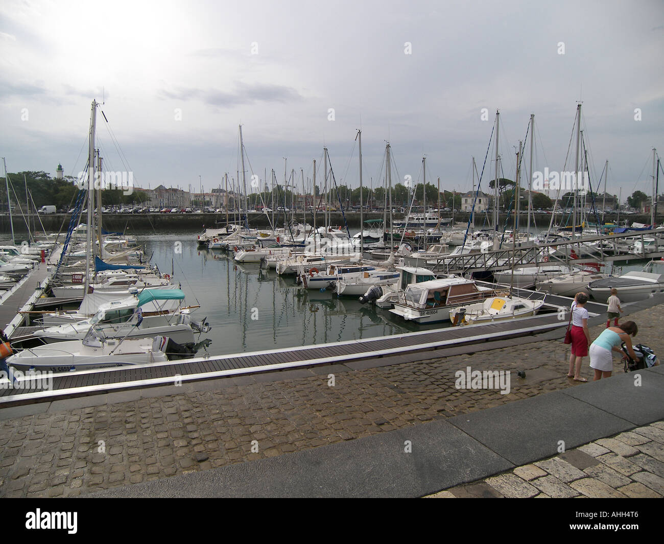 Boats in Harbour Stock Photo - Alamy