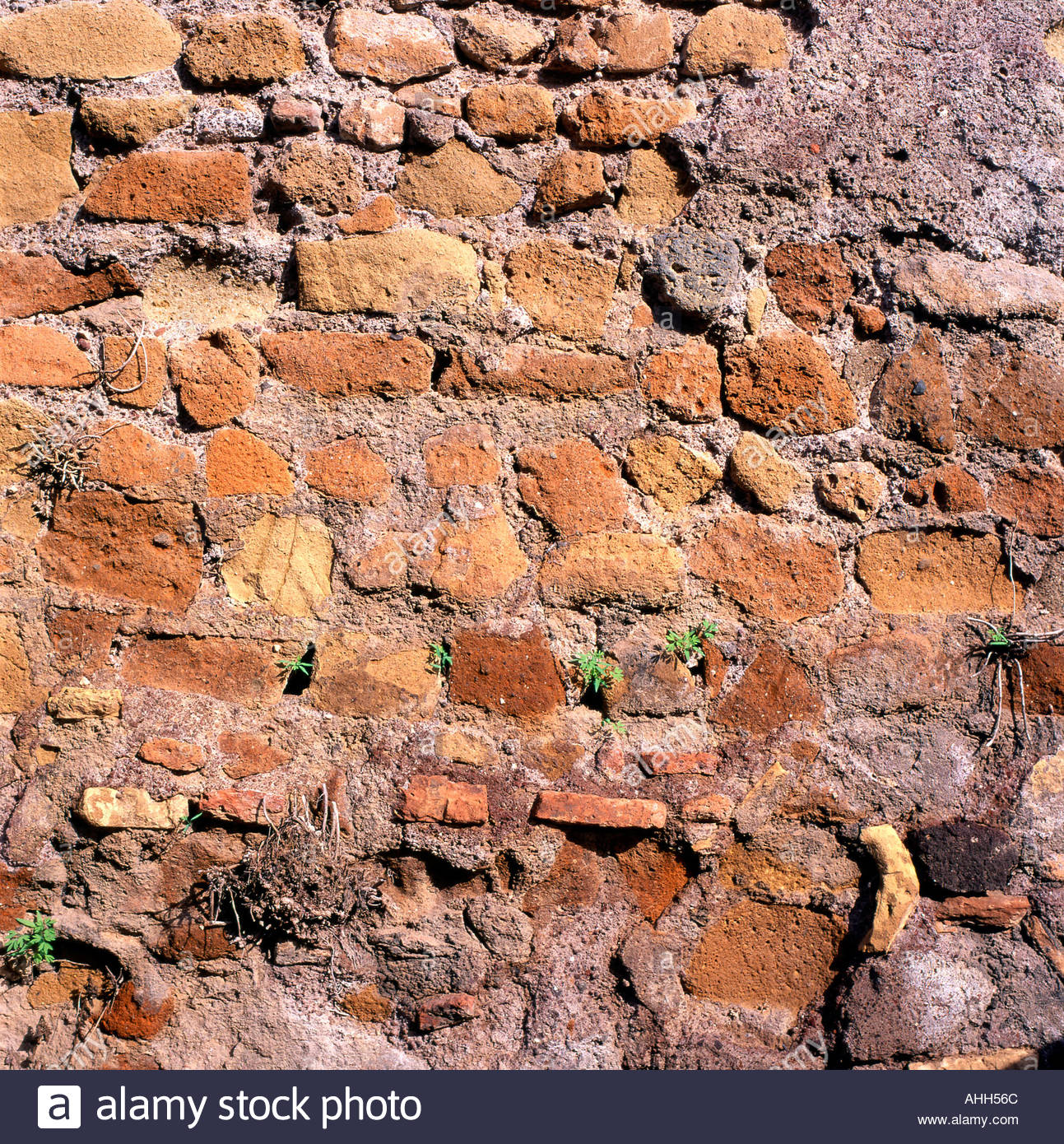 Ancient roman stone wall texture hi-res stock photography and images ...