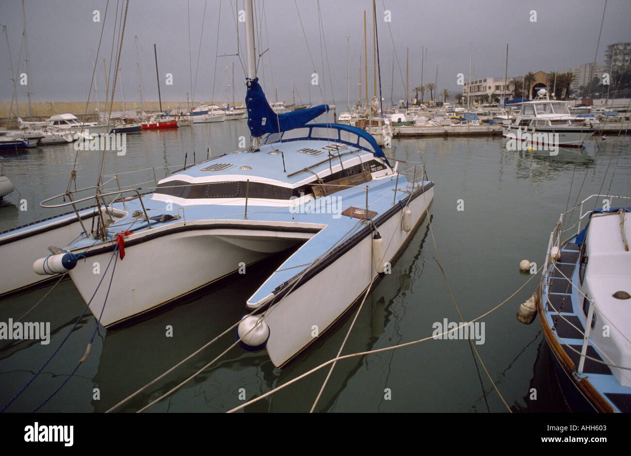 New modern catamaran hi-res stock photography and images - Alamy